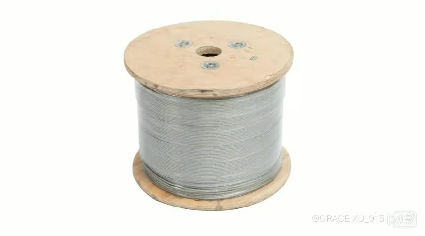 6x7+fc Fiber Core 10mm Din 3055 Galvanized Steel Wire Rope - Buy 6x7+fc ...