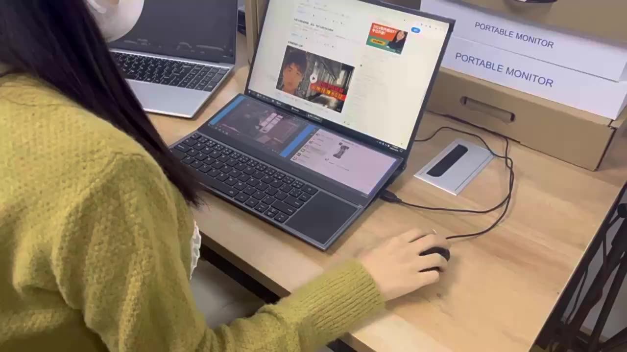 Dual Screen Laptop Zenbook 16 Inch Notebook Fhd Touch Display Core I7 ...