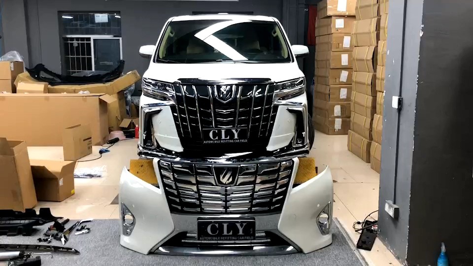 For Toyota Alphard New Body Kit Change To Modellista Style Body Kits ...