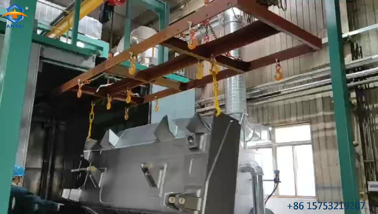 Automatic H Beam Liquid Spraying Line / Metal Powder Coating Line - Buy ...