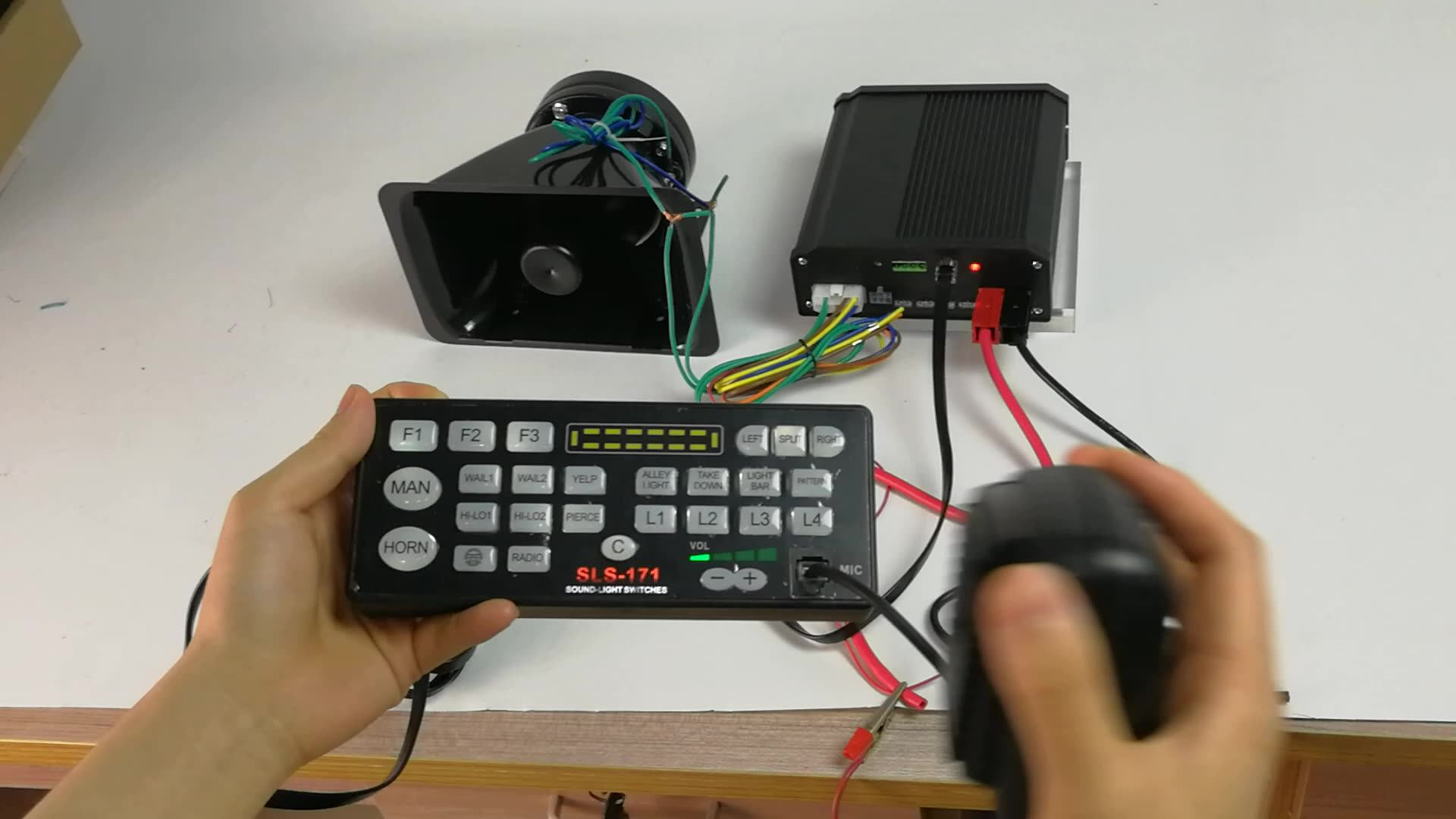 New Auto Usage Electronic Ambulance 100w Siren Multi-function Alarm For ...