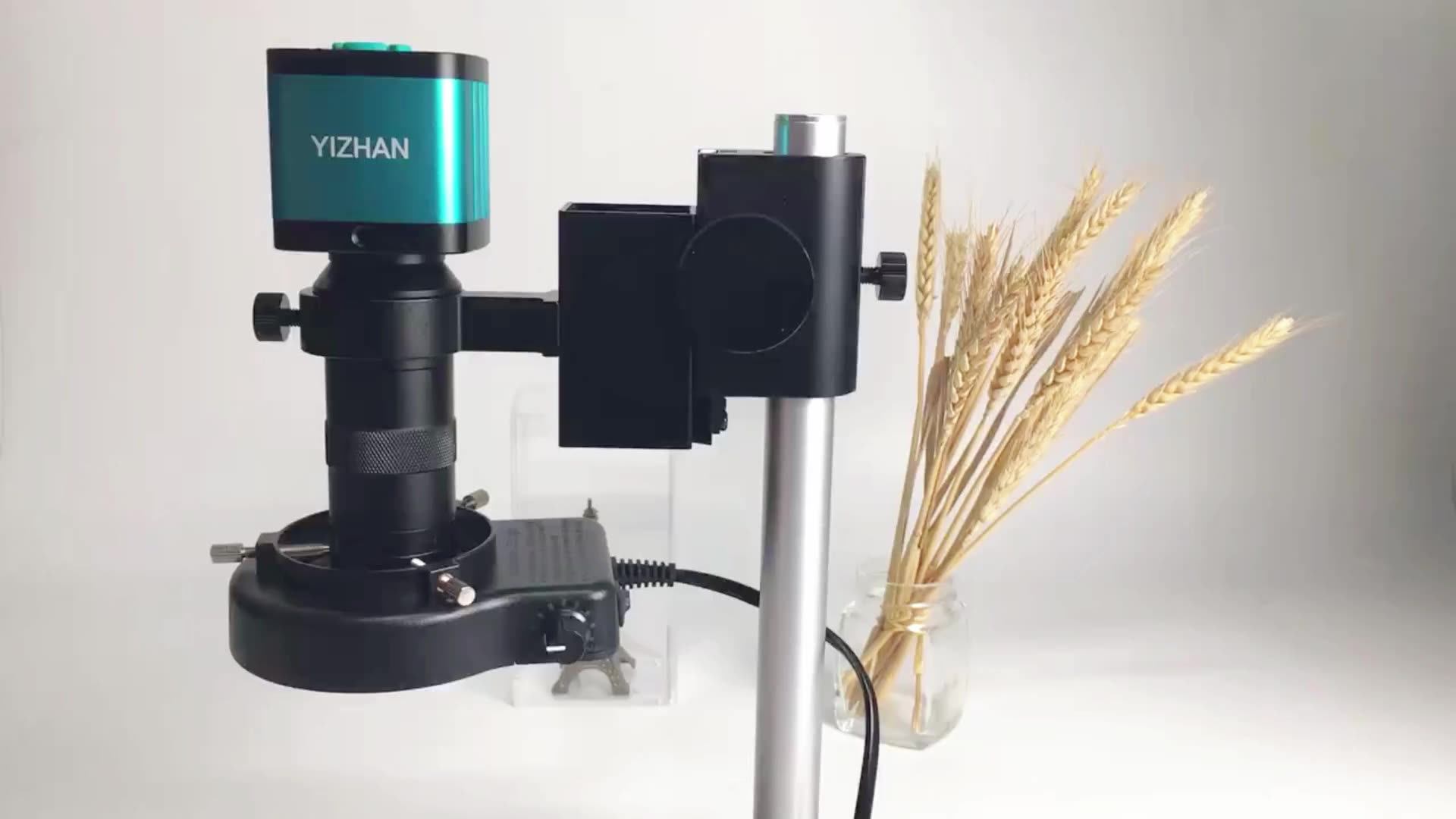 4k Digital Video Monocular Microscope Zoom 130x Lens With Ccd Hd-mi ...