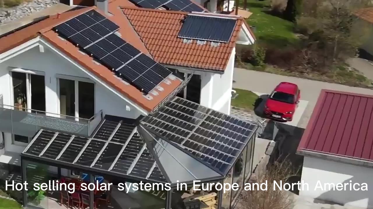 On Grid And Off Grid Hybrid 5kw ~ 40kw Solar Panels With Battery And Inverter Complete Kit Solar ...