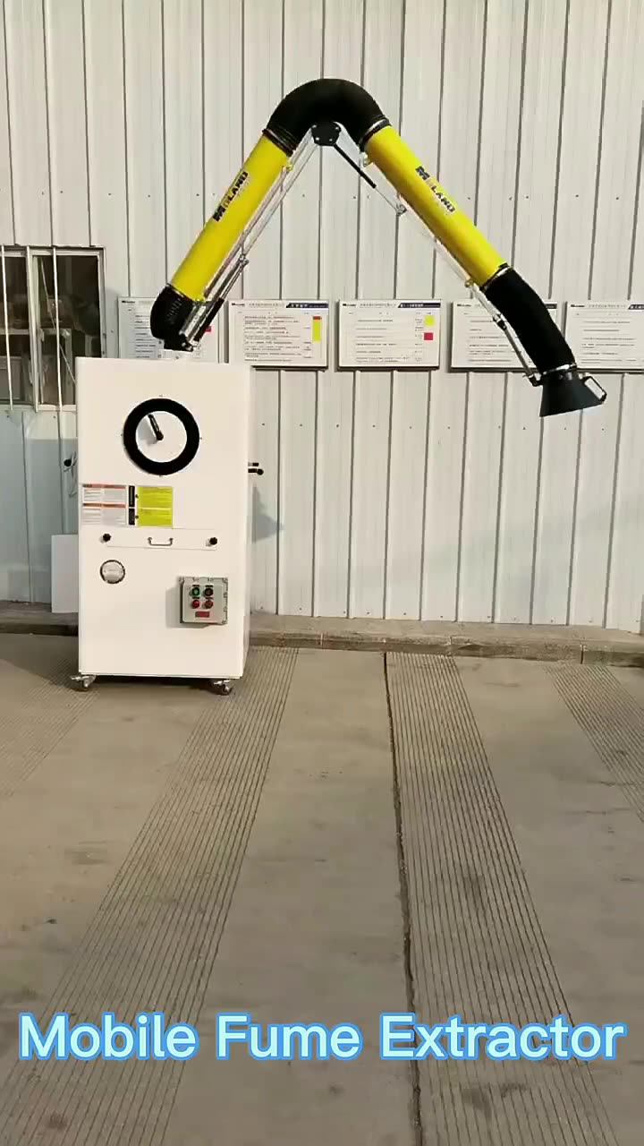 Mobile Industrial Dust Collector Welding Smoke Sucking Machine/portable ...