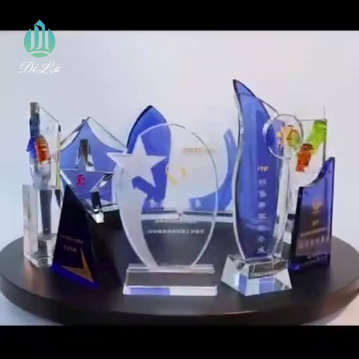 New Design Champions Crystal Trophy Cup Custom Crystal Crafts Medal ...