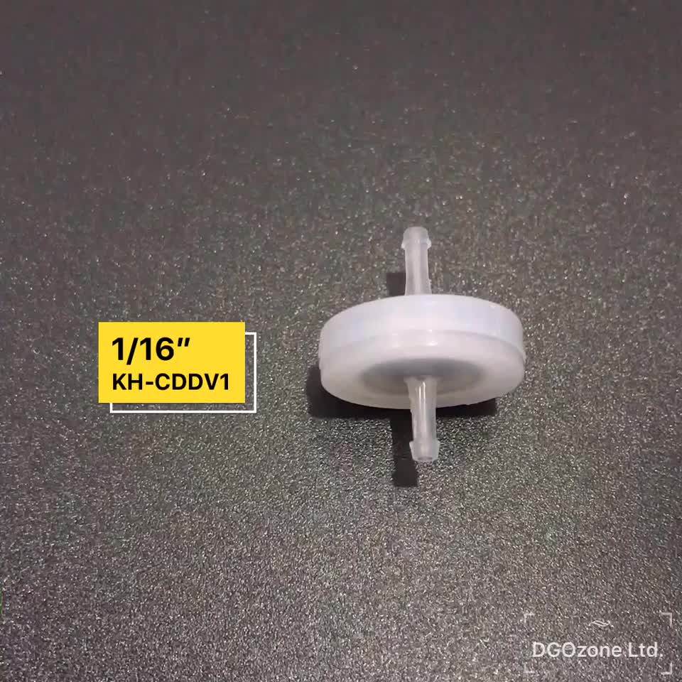 Pvdf Small Plastic Check Valve Micro One Way Valve Anti-ozone Check ...