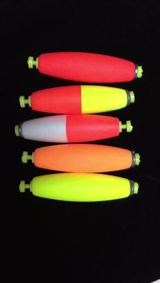 Superiorfishing Weighted Foam Float Eva Cigar Float Snap-on Spring ...