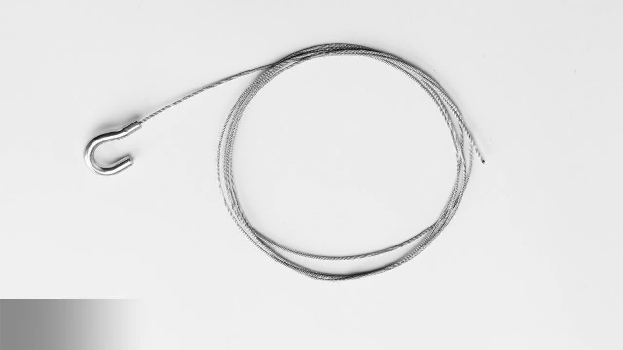 304/316 Stainless Steel Wire Lifting Rope Wire Rope End Fittings Hanger ...