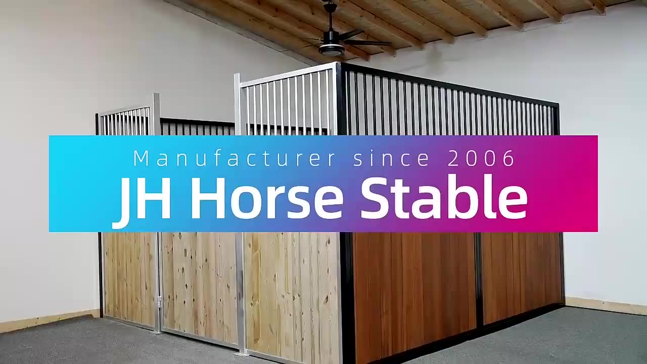 12x12 Portable Horse Equipment Stableboxes Front Horse Stalls Doors Temporary Stables Panels ...