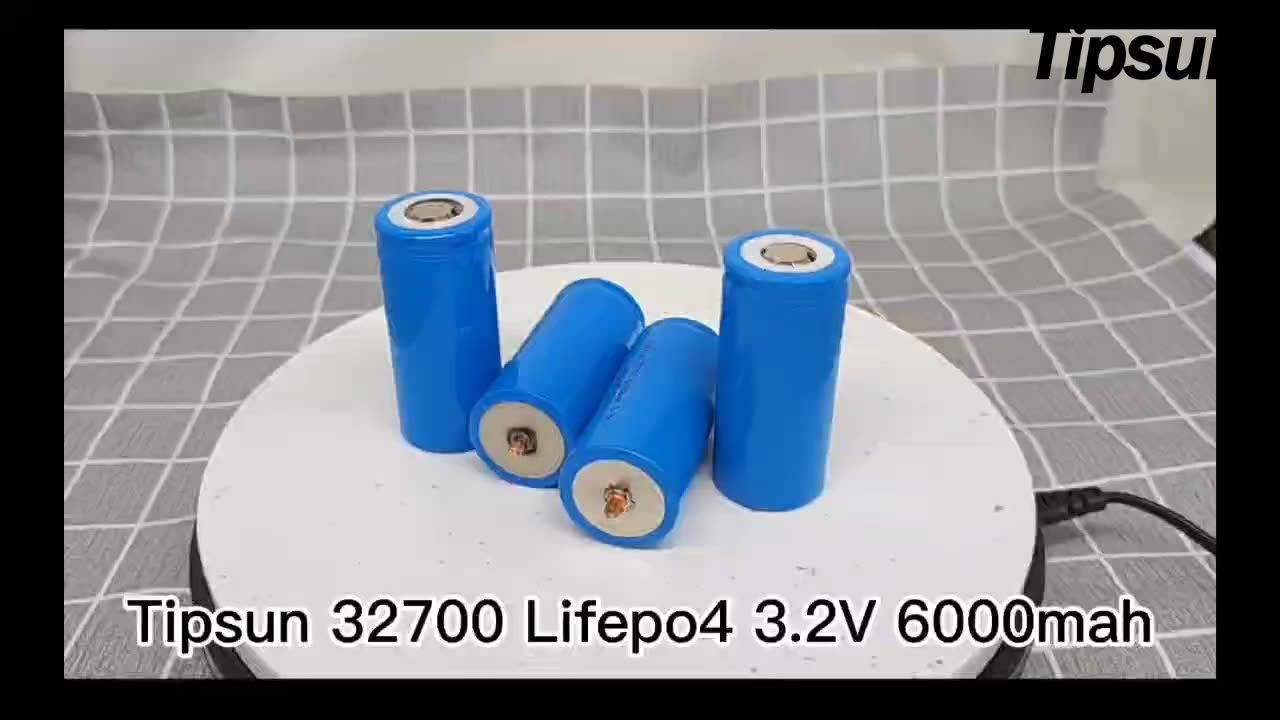 Tipsun 32700 Lifepo4 Battery Cell 3.2v 6000mah Pole Post Rechargeable Lithium Ion - Buy Lifepo4 ...
