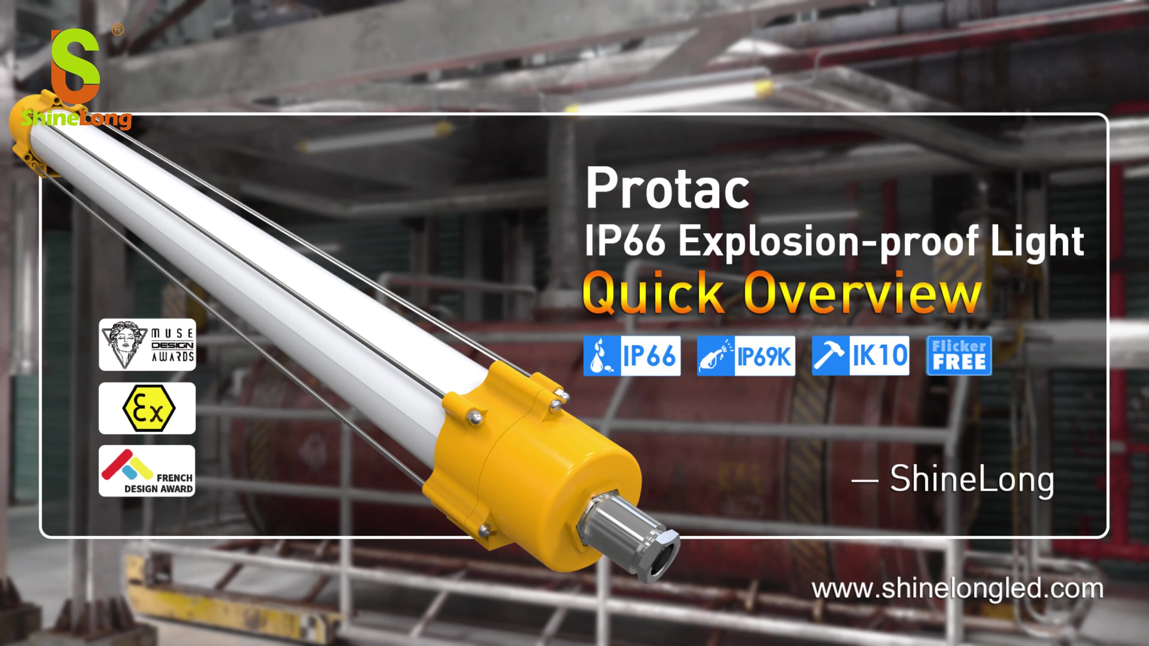 Hazardous Area Atex Approved Ip65 Led Explosion Proof Light Led Tri ...