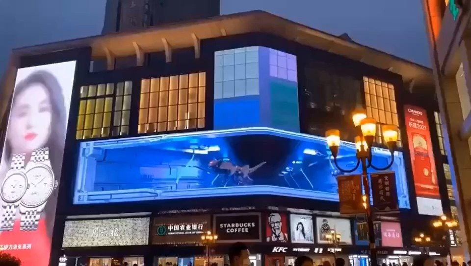 Big Led Video Wall High Brightness Screen Outdoor Led Screen Display 3d ...