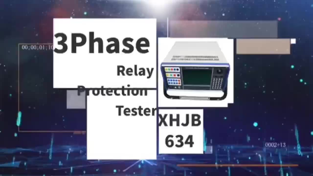 Relay Test Unit Secondary Injection Micro Computer Digital Three Phase ...