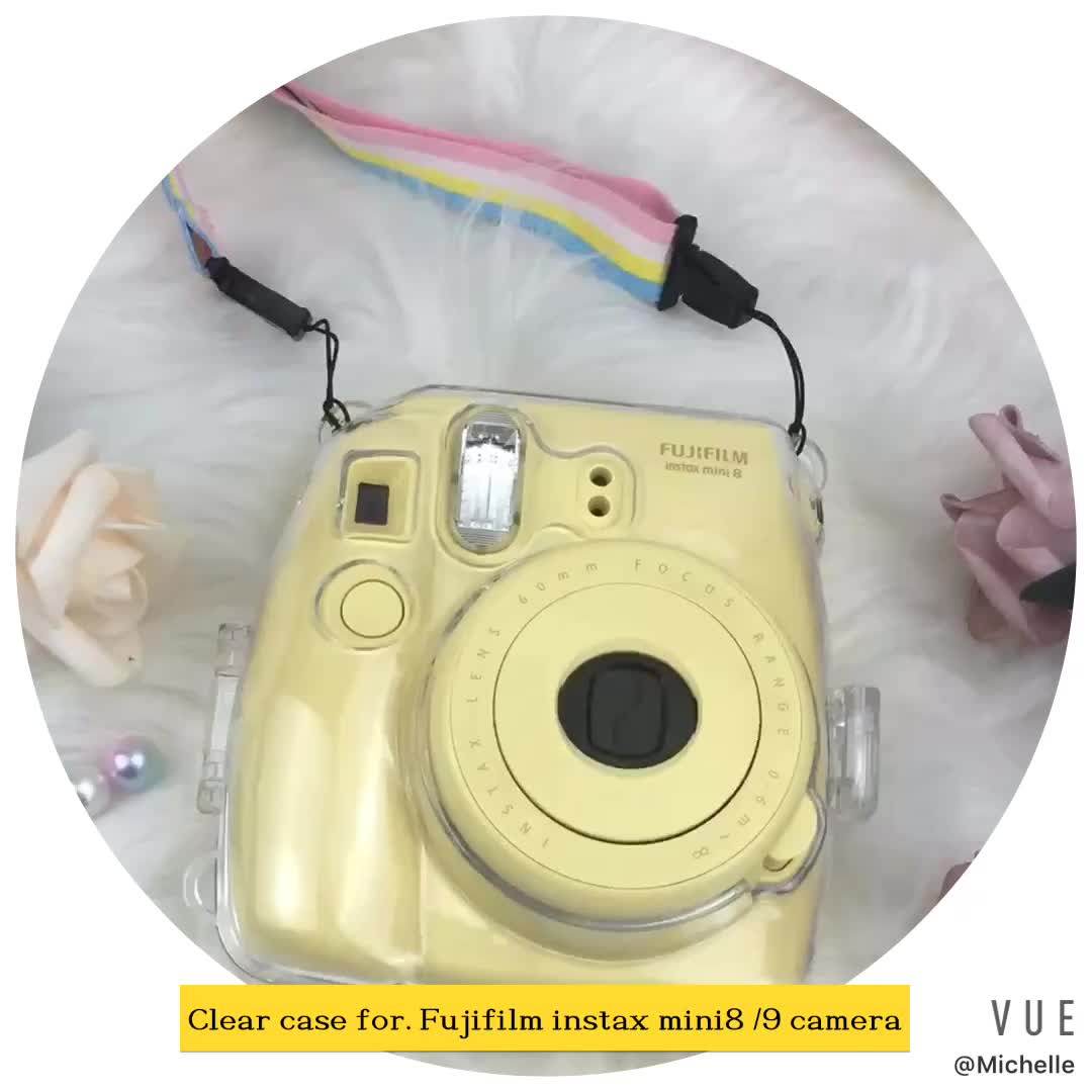 Pvc Crystal Transparent Camera Case Hard Cover For Fujifilm Instax Mini ...