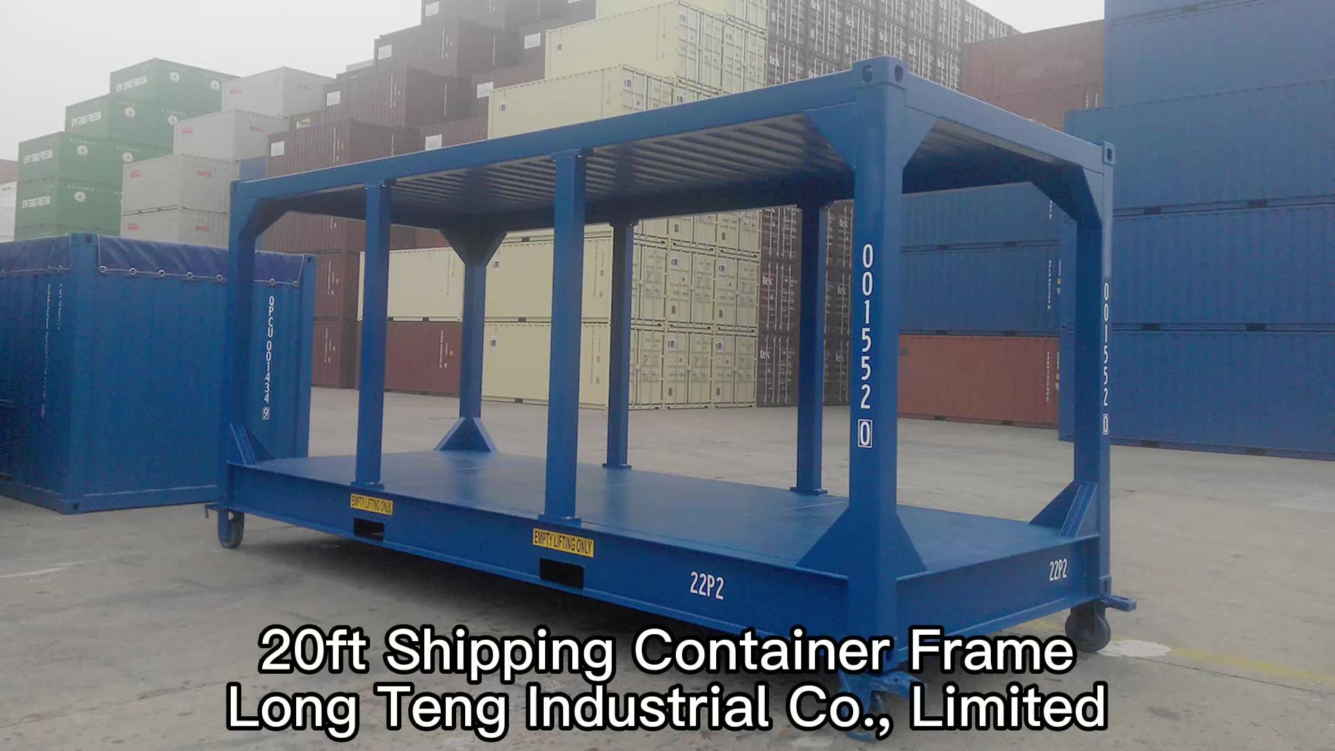 Iso Standard Corten Steel Strong Beams 20ft Shipping Container Frames ...