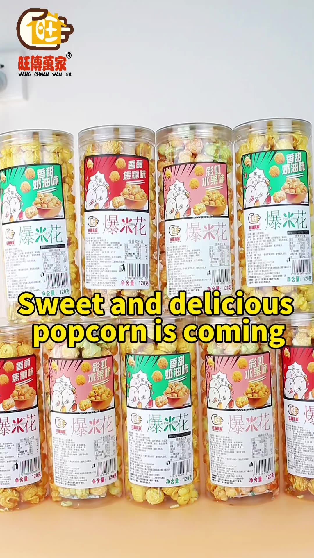 Popcorndelicious Cereal Snacks Three Kinds Of Flavor Popcorn Various ...