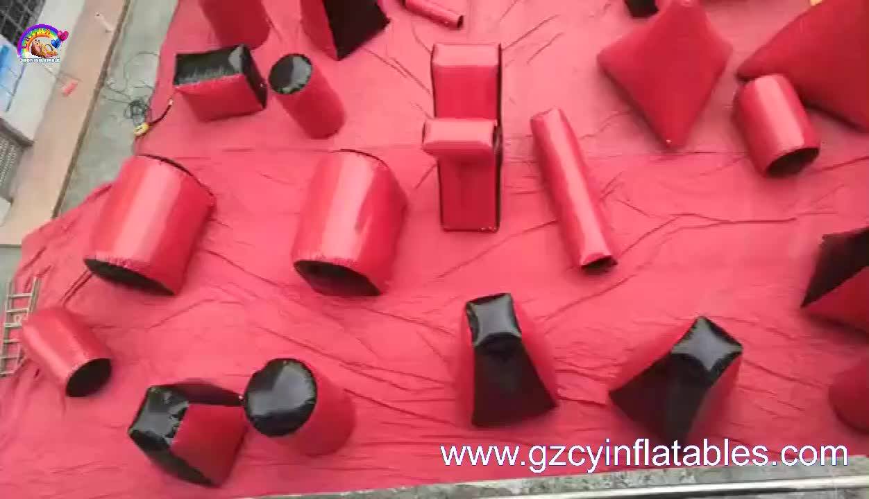 Customized Inflatable Paint Ball Game Obstacles Tank For Wholesale ...