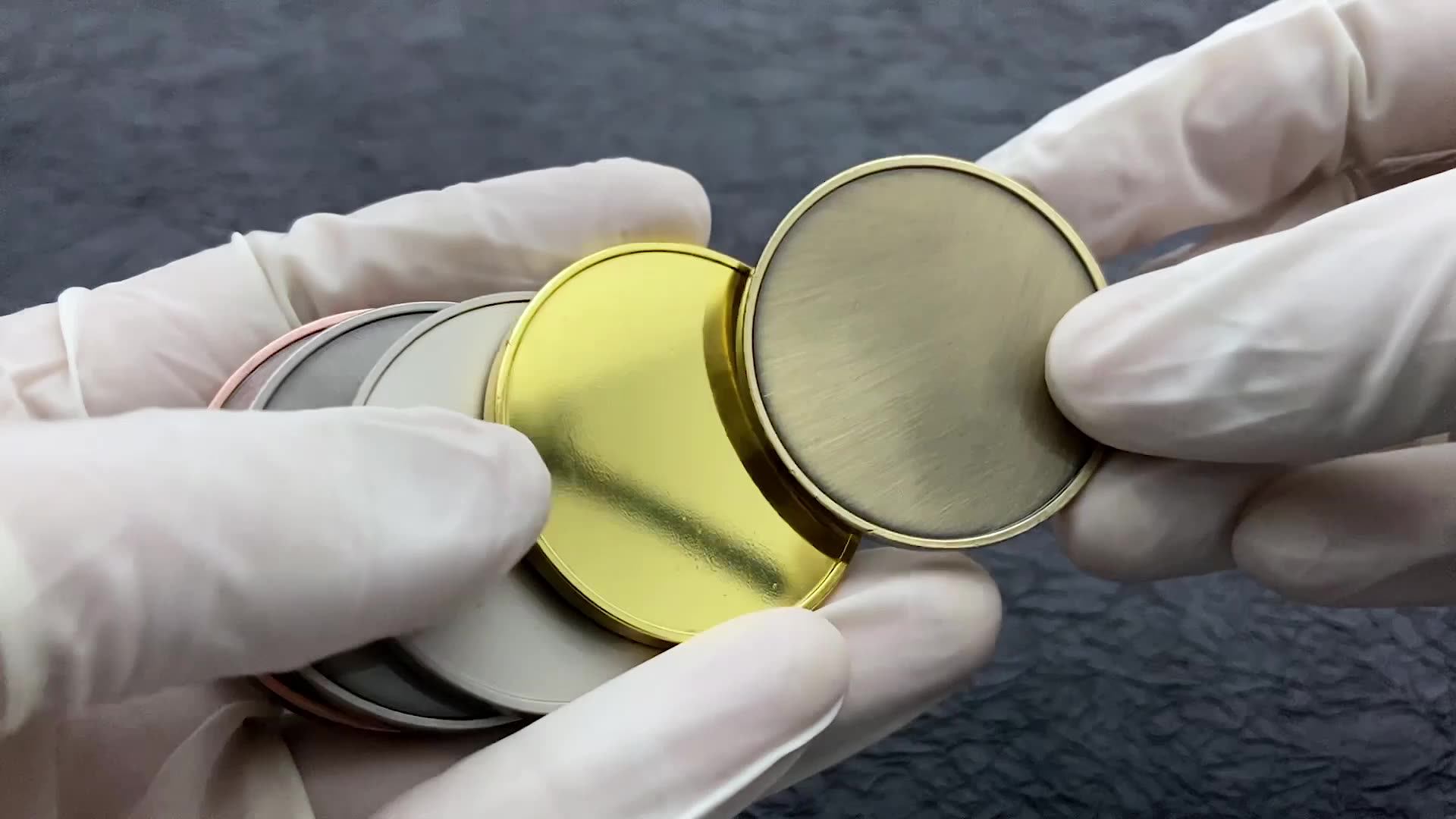 Factory Custom Solid Brass Zinc Alloy Copper Material Metal Blank ...