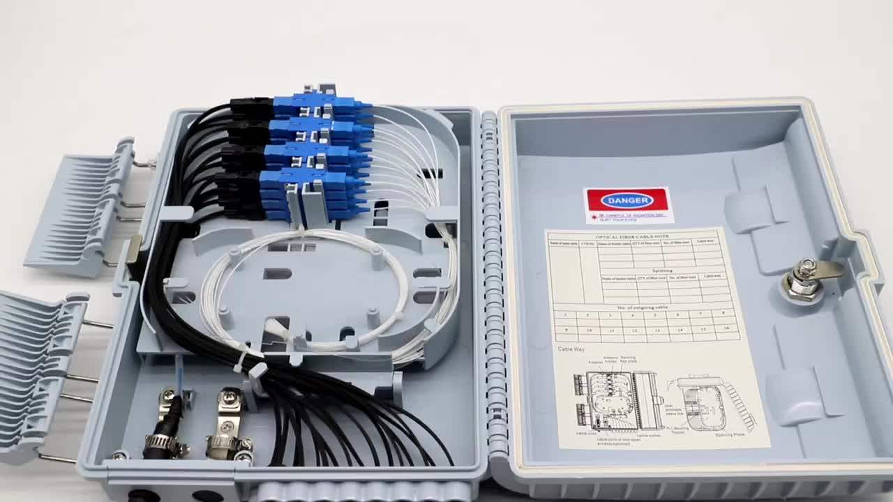 Factory Supply Pc Abs 16 Port Fat Fbd Anatel Cto Ftth 16 Port Plc Fiber ...
