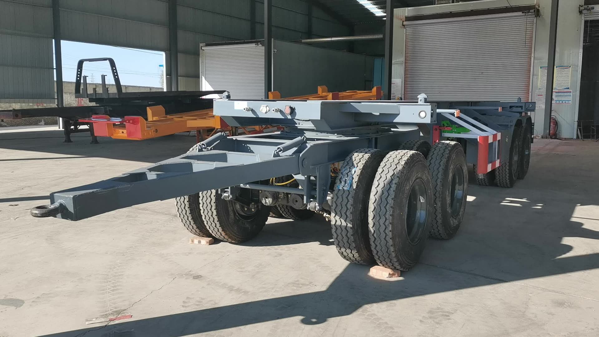 40ft Container Chassis Steel Structure For Intermodal Container Chassis ...