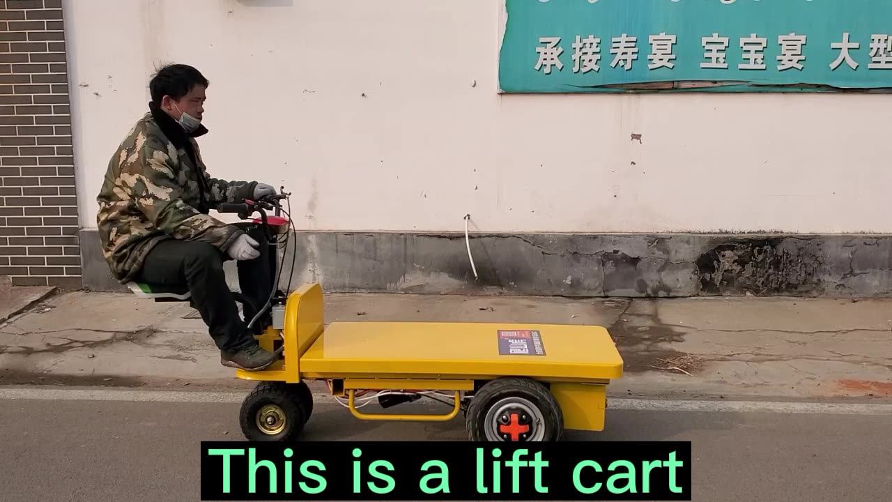 Heavy Loading Transport Cart Moving Lift Carts With A Payload Of ...