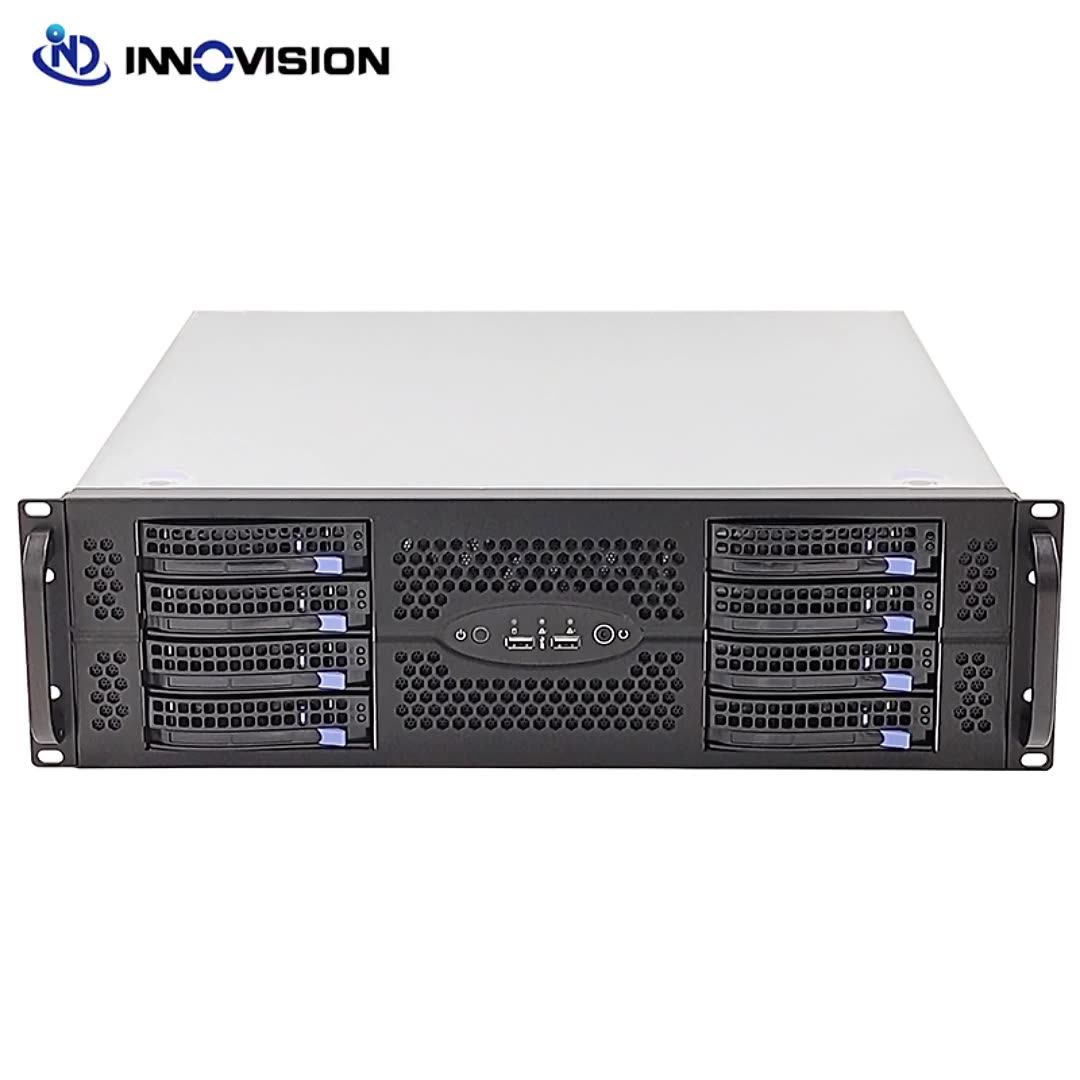Good Quality 3u Compact Storage Server Chassis 550mm 8 Hdd Hotwap Bays ...