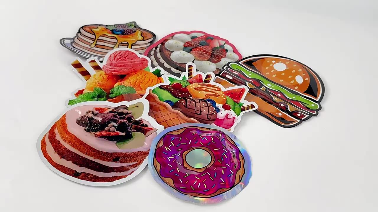 Custom Printed Free Design Special Shaped Bags Irregular Shaped Mylar ...