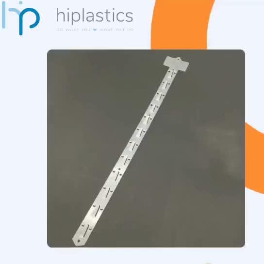 Hiplastics Merchandising Plastic Hanging Clip Strip With S Hooks ...