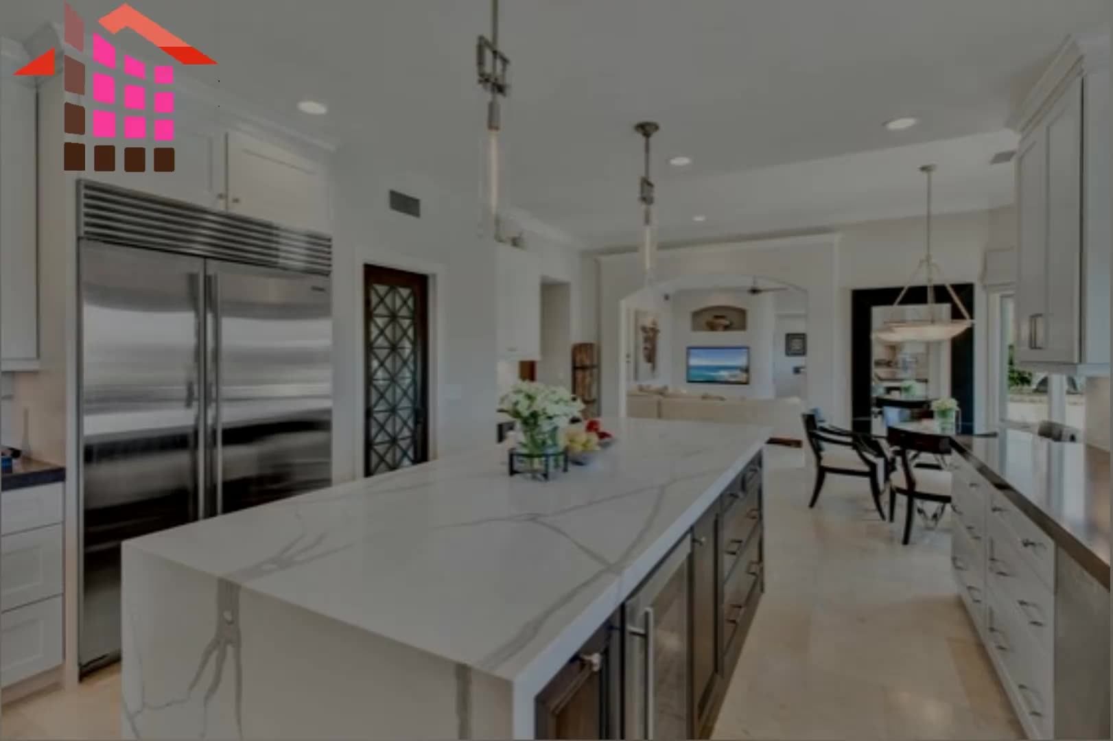 Italian Marble White Artificial Calacatta White Quartz Stone Marble ...