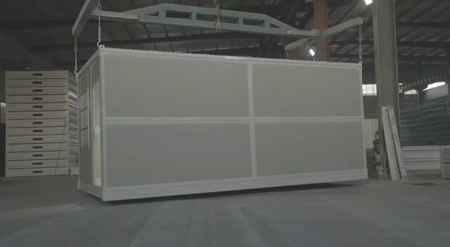 20ft Self Folding Mobile Portable Caravane Container Prefab House Two ...