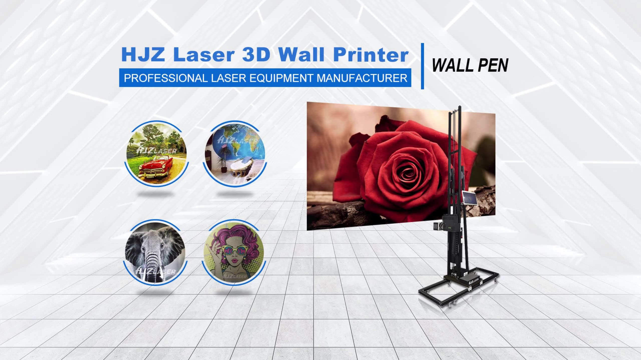 3d Uv Cmykw Vertical Wall Printer Direct To Wall Printing Machine Price ...