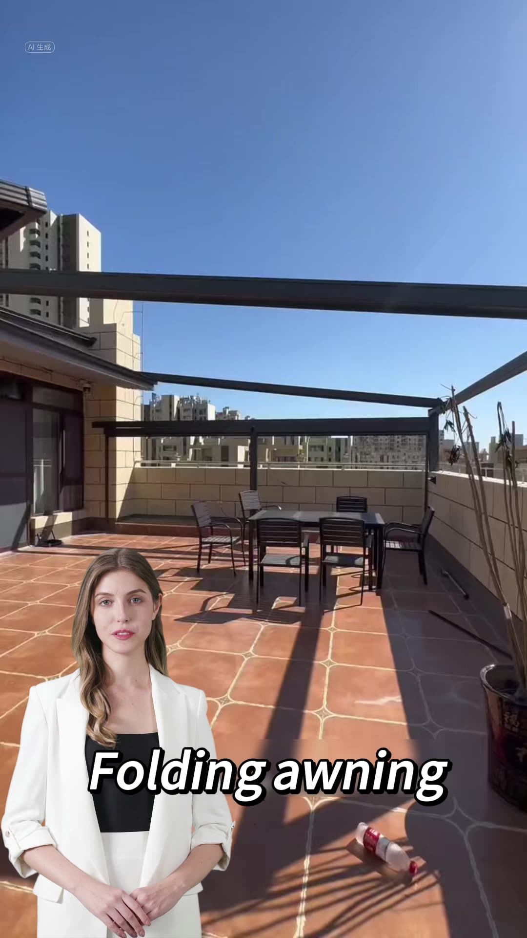 Customizable Size Electric Aluminum Retractable Pergola Aluminium ...