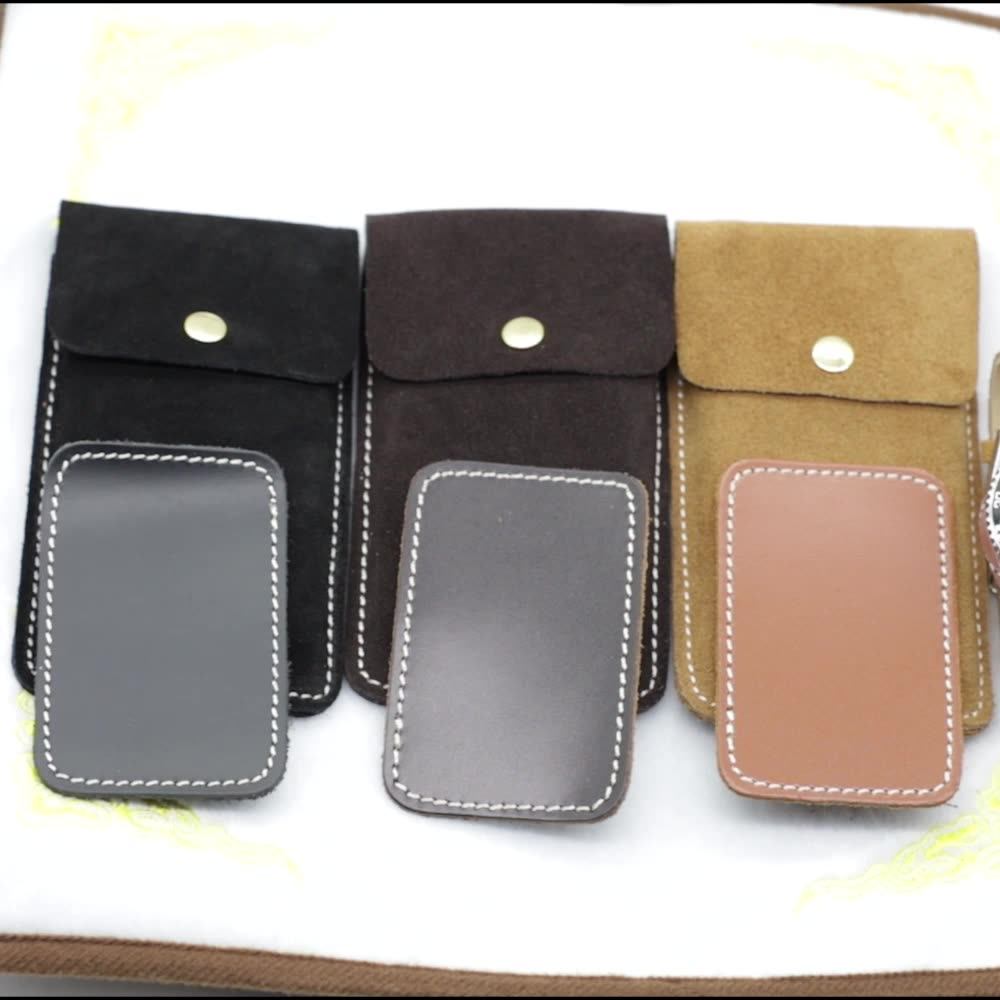 Real Leather Vintage Travel Single Watch Bag Portable Watch Storage Box ...