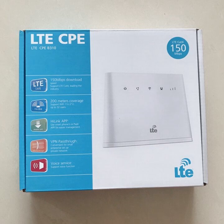 Unlocked For Huawei B310 B310as-852 4g Cpe Wifi Router Wifi Gateway ...