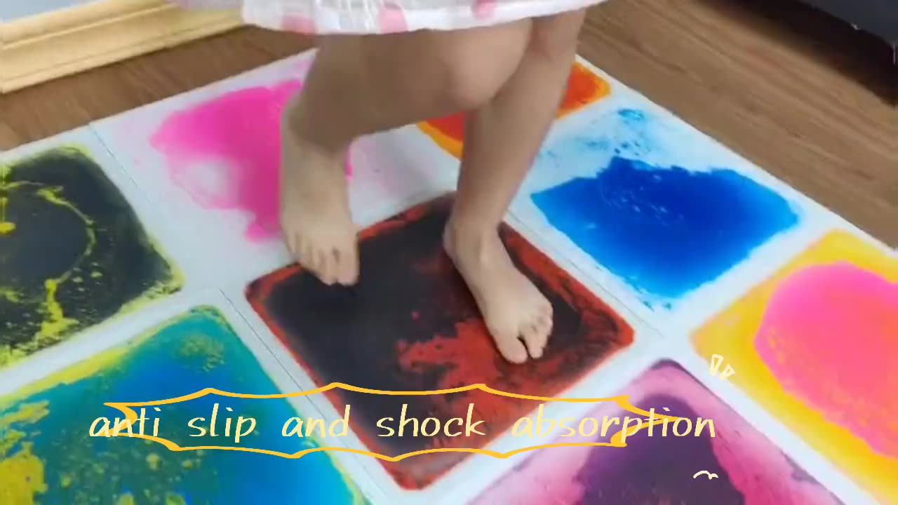 R5 Preschool Autism Product Custom Gel Lava Kids Play Mat Sensory Tiles ...