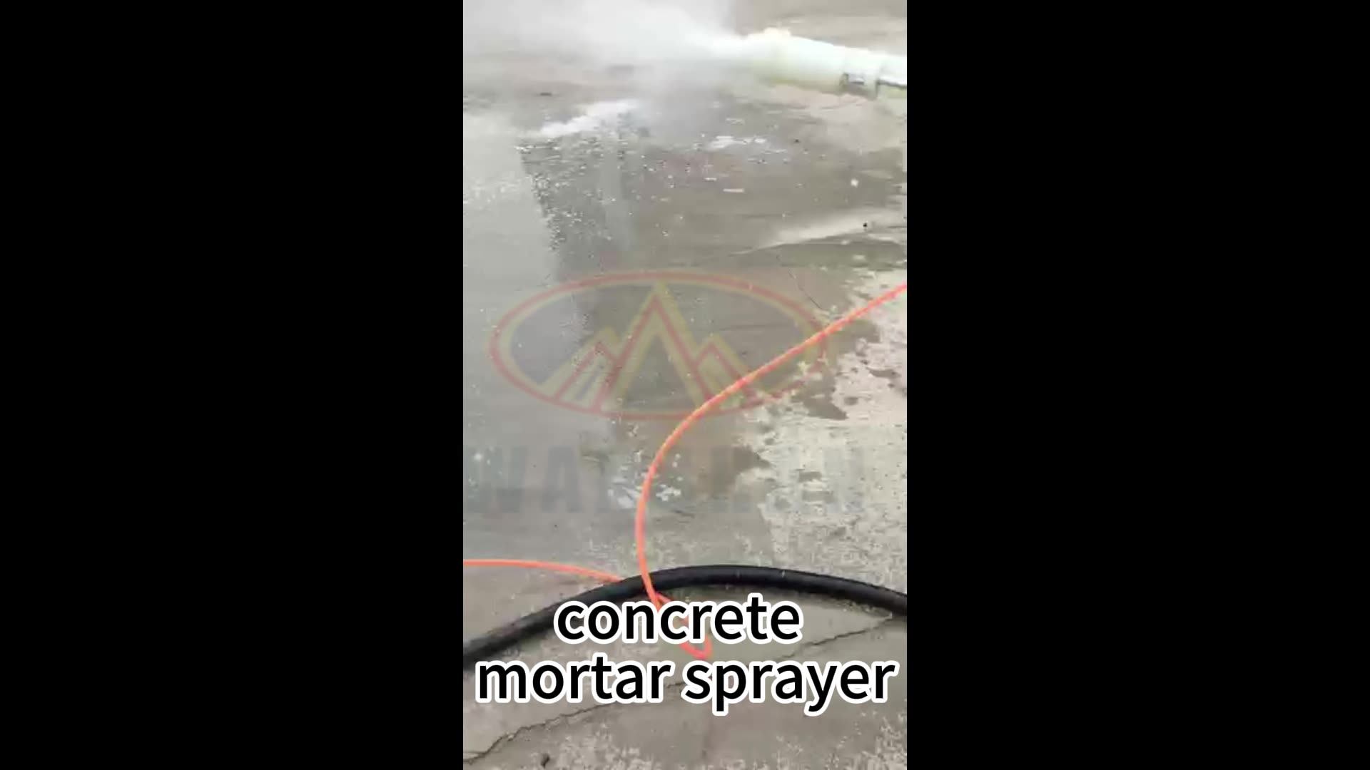 Cement Sand Mortar Spraying Pump Render Concrete Spray Dry Mixer Gypsum ...