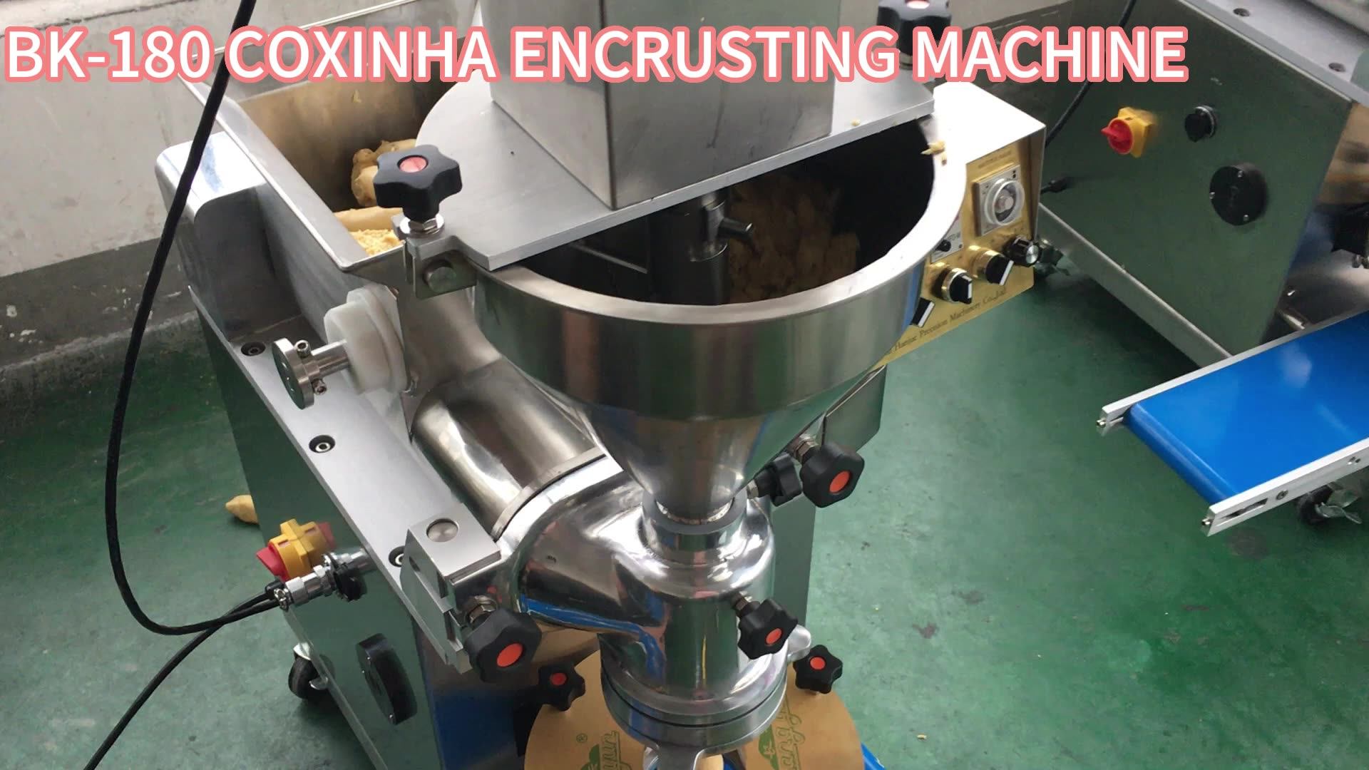 Coxinha Encrusting And Filling Machine Arancini Croquette Making ...