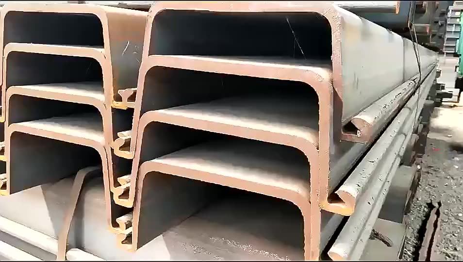 Type Ii 400x100x10.5mm Sheet Pile Hot Rolled U Z Type 2 Sy295 Sy390 ...