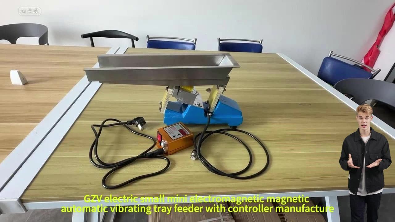 China Mining Small Linear Grain Electromagnetic Vibrating Vibratory Vibration Unit Tables Feeder ...