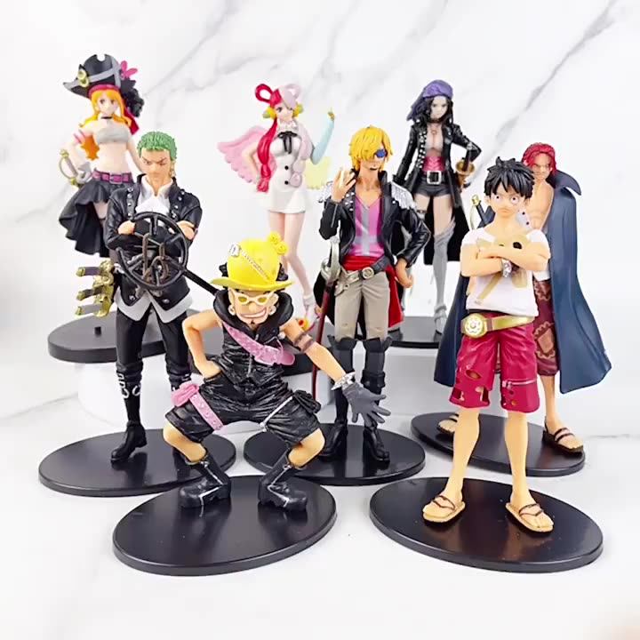 20 Styles Luffy Nami Zoro Sanji Law Anime Figure Model Collection Toy ...