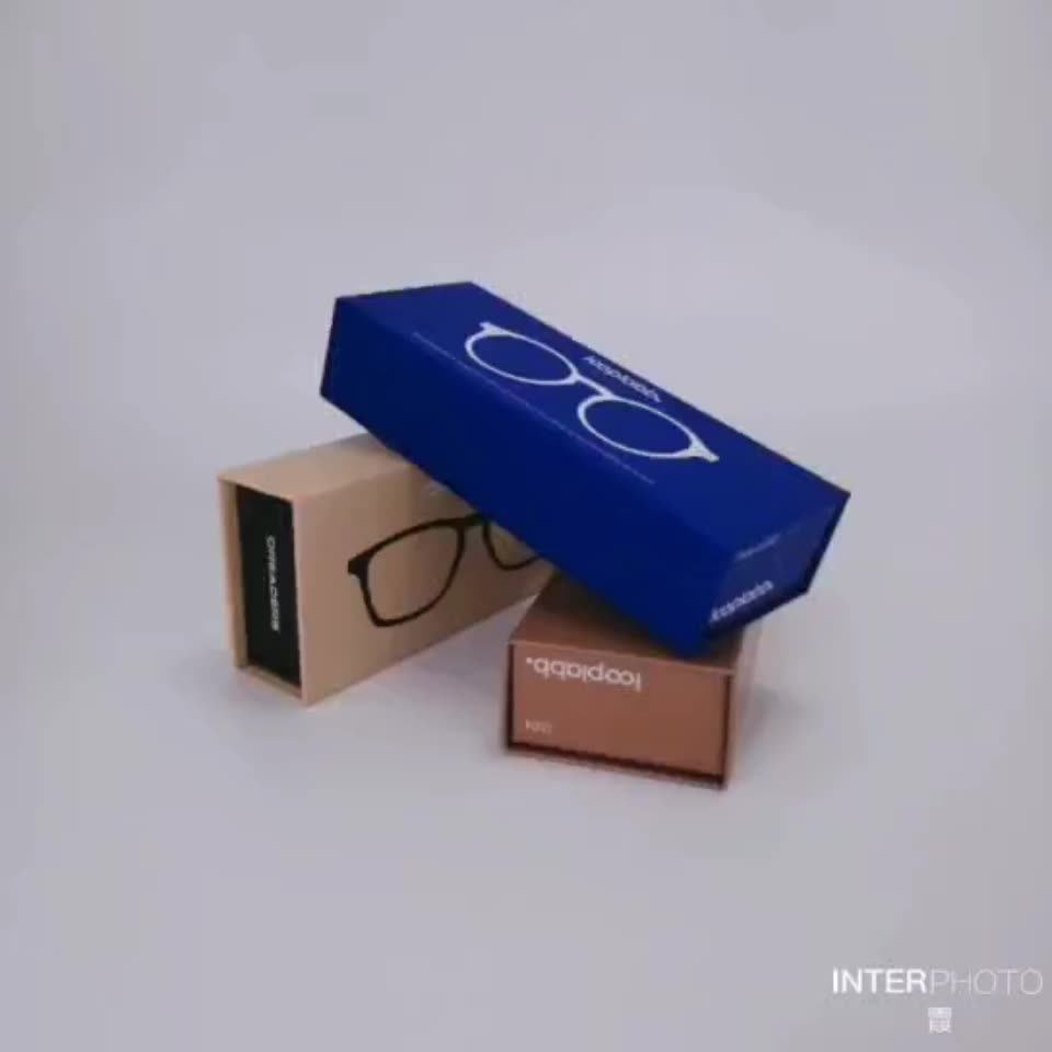 Magnetic Pu Box Cardboard Custom Eyeglasses Cases Sunglass Package For ...