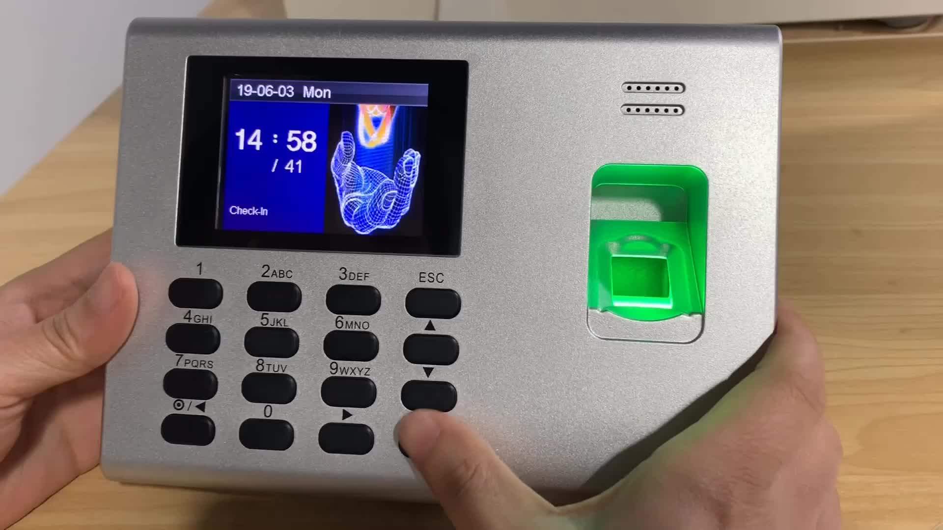 K40 Rs232/485 Smart Card Time Clock Attendance System Standard Optical Sensor Fingerprint ...