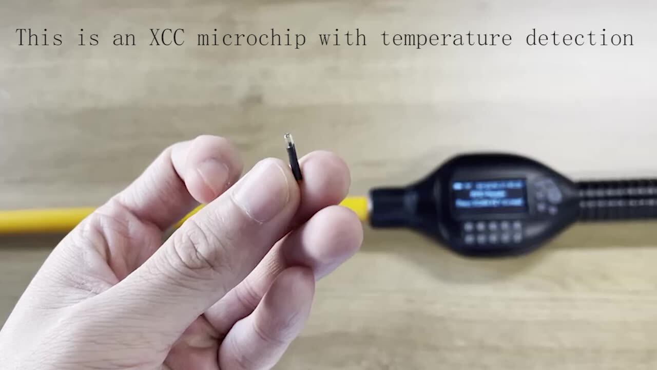 Handheld Rfid Tag Microchip Scanner 1 Meter Long Range Animal Microchip ...