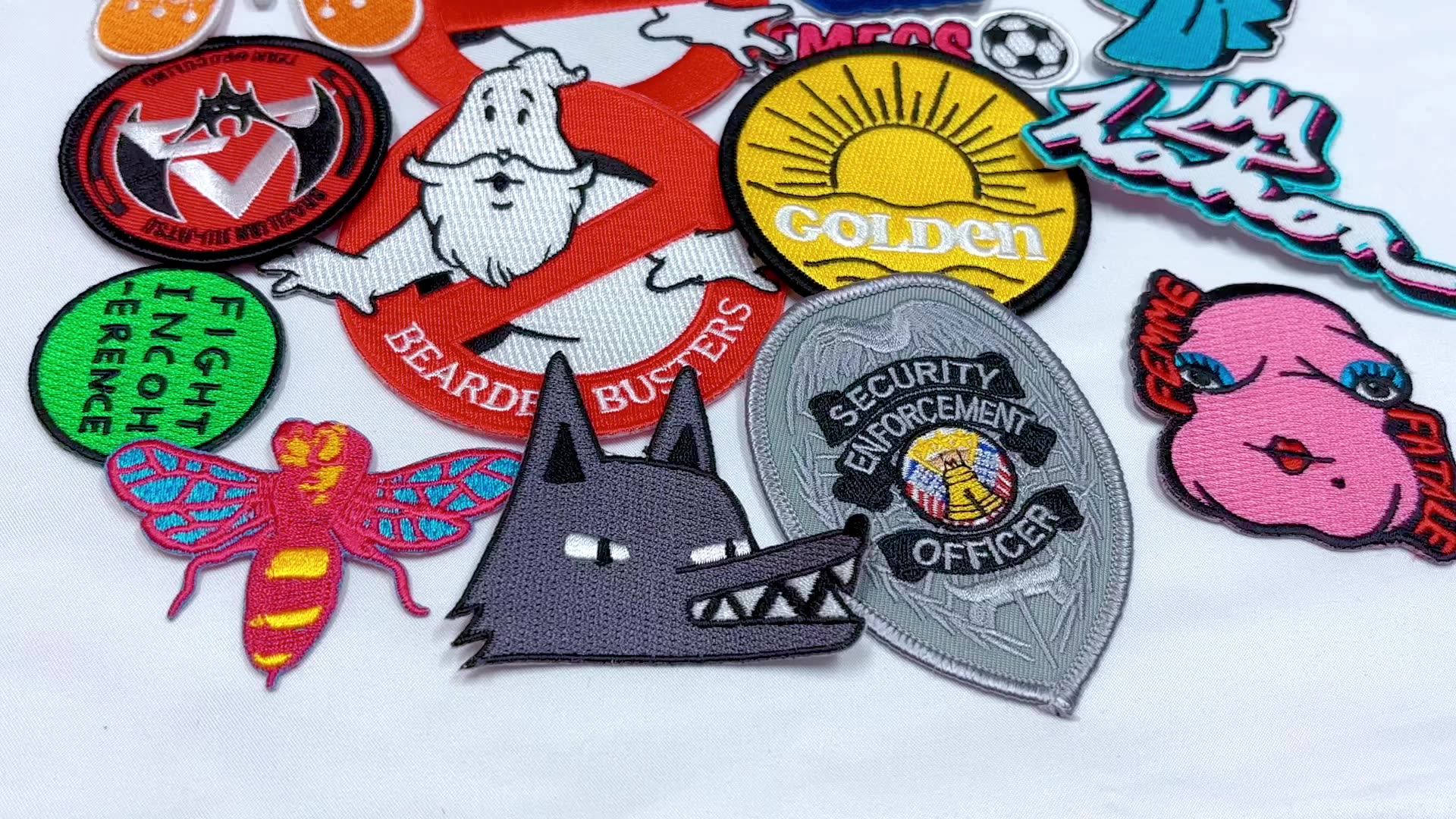 Custom 3d Puff Logo Iron On Embroidered Letter Wholesale Custom Low Moq ...