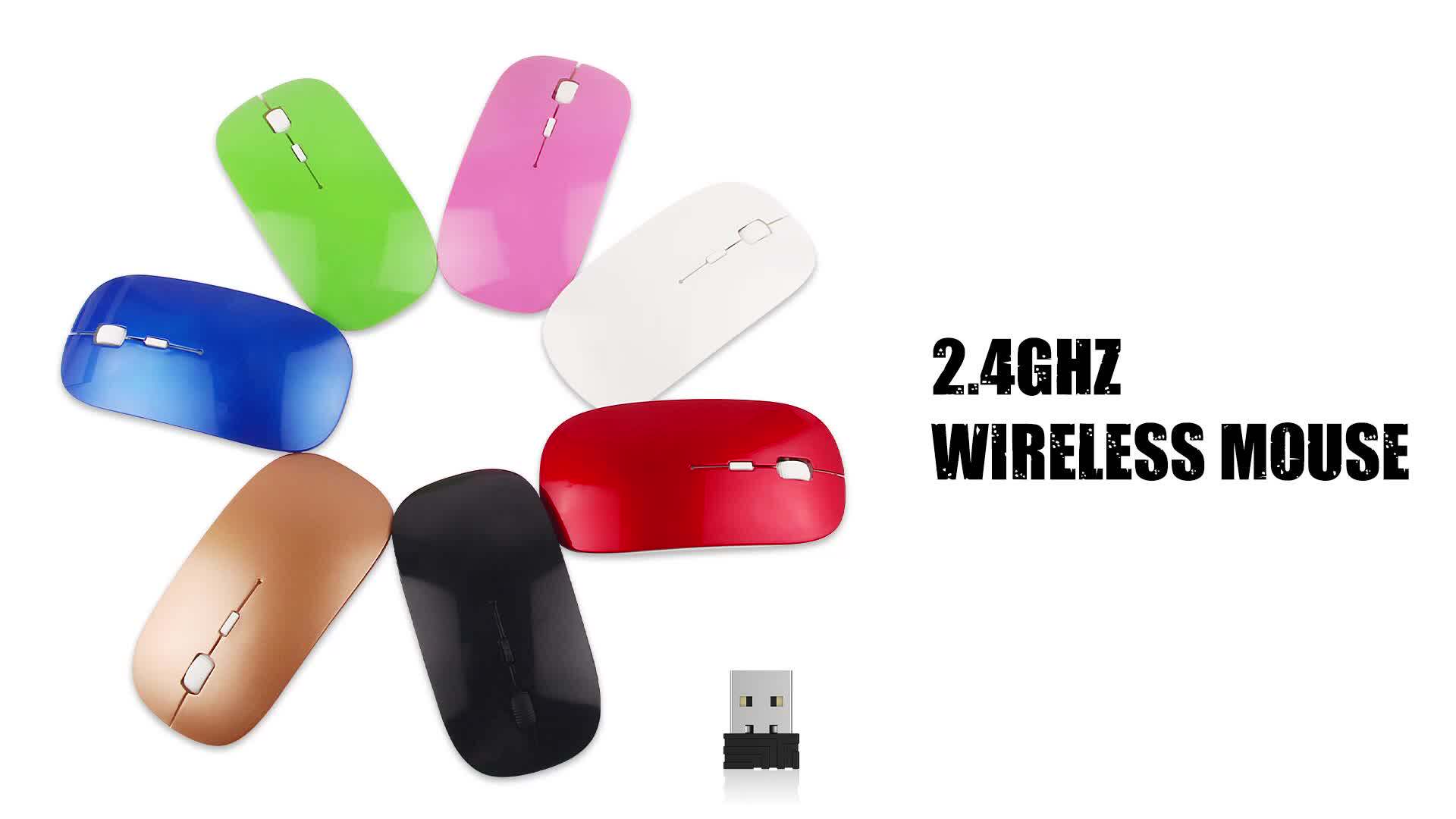 Customized Cheap 7colors Computer Usb Gamer Wireless Mouse - Buy ...