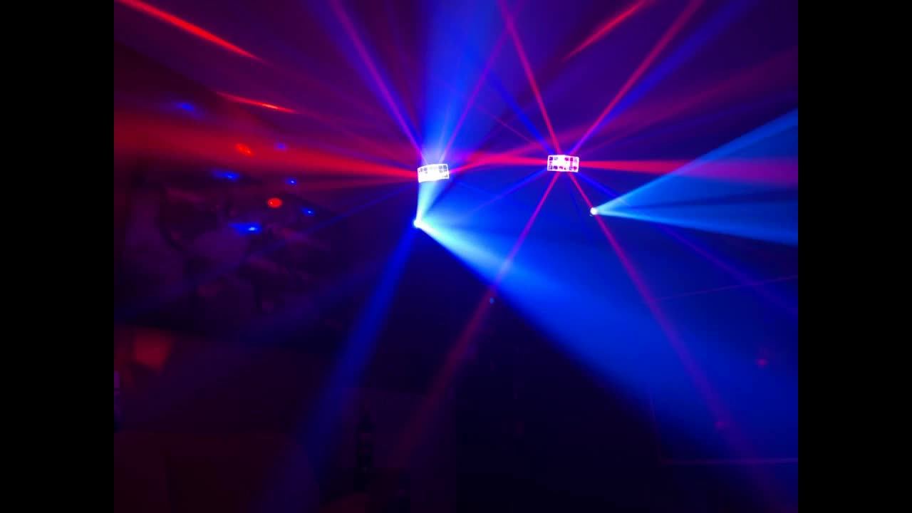 Professional Portable Dj Lights Disco Dj Equipment Gig Bar 2pcs 6x5w ...
