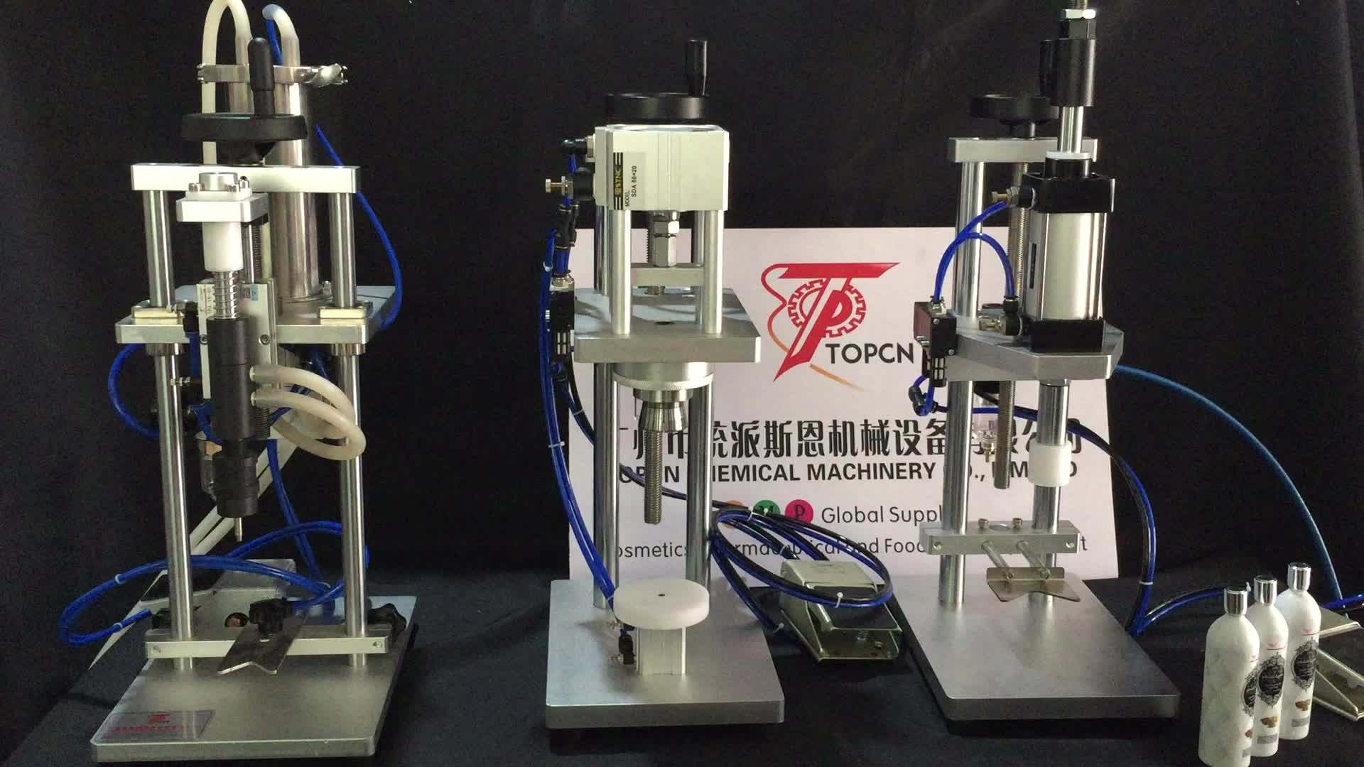 Full Line Manual Small Pocket Perfume Bottle Filling And Capping ...