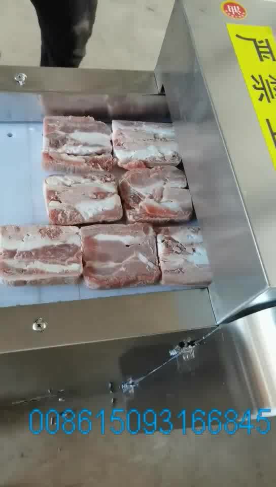 Industrial Bone Beef Dicing Machine Pork Skin Cutter Poultry Meat Cube ...