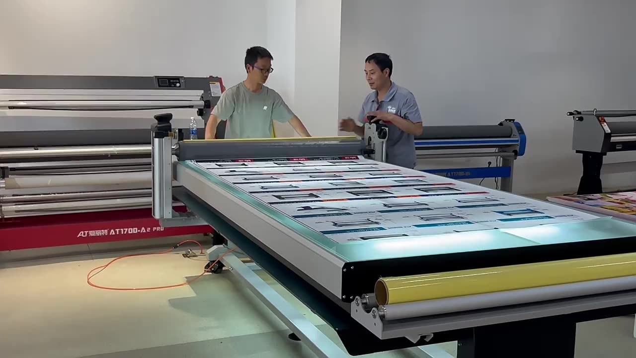Lefu Lf1325-b4 Automatic Warm And Cold Flatbed Laminator,Flatbed Table Applicator - Buy Cold ...