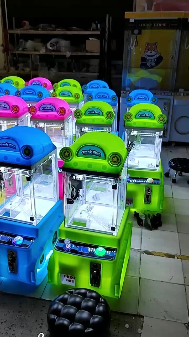 Hot Sell Mall Coin Operated Mini Kids Toy Claw Machine Mini Doll ...